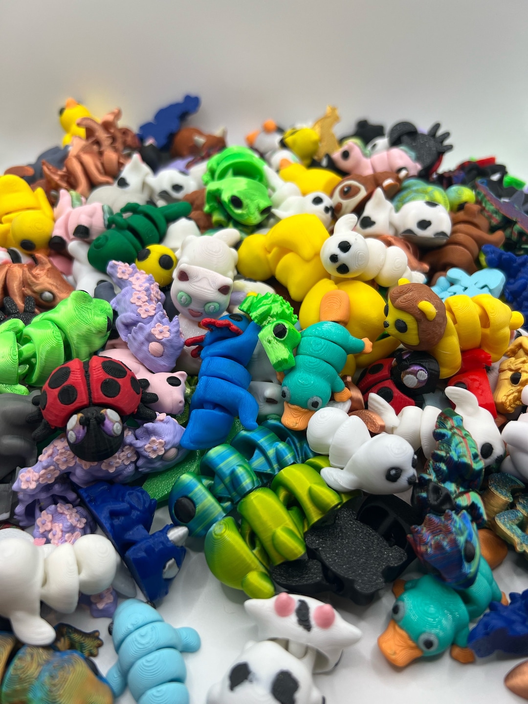 Cute, Mini Articulated 3D Printed Animals/toys/fidgets. Huge Variety ...