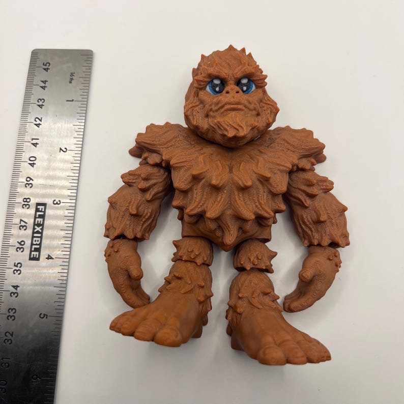 Articulated 3D Printed Bigfoot or Yeti - Etsy