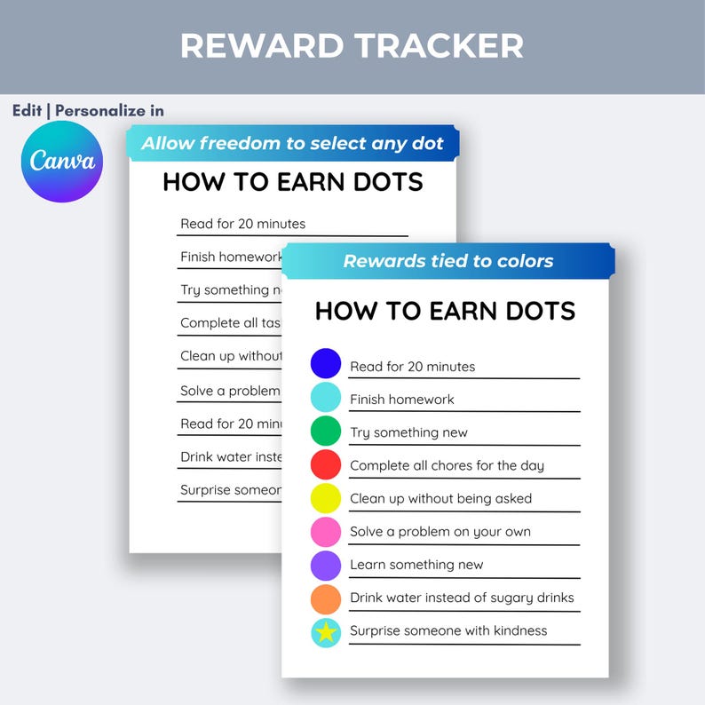 Editable Reward Jar Printable Reward Chart - Goal Tracker for Kids ...