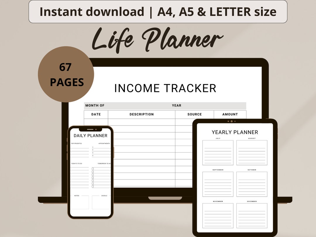 Ultimate Life Planner Notion, Life Organizer, Life Binder, Ultimate Life Plannerprintable ...