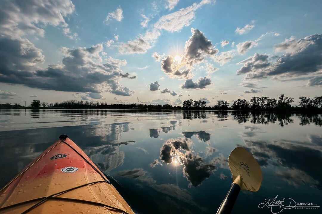 Kayaking Detroit River Wall Art - Etsy
