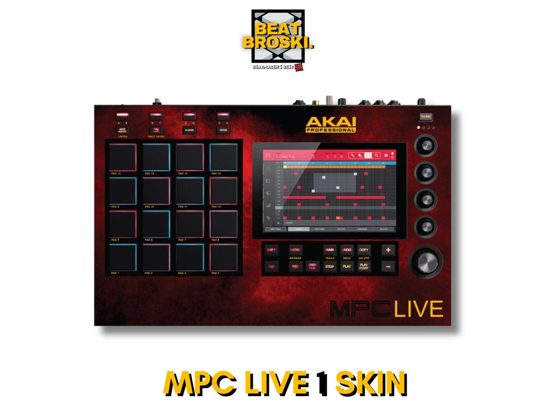 AKAI MPC LIVE Skin Customize Your Mpc Live! - Etsy