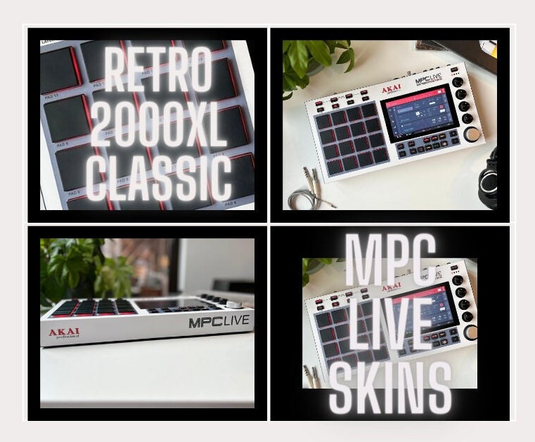 AKAI MPC LIVE Skin Retro Edition Classic 2000 X L White/cream/grey - Etsy