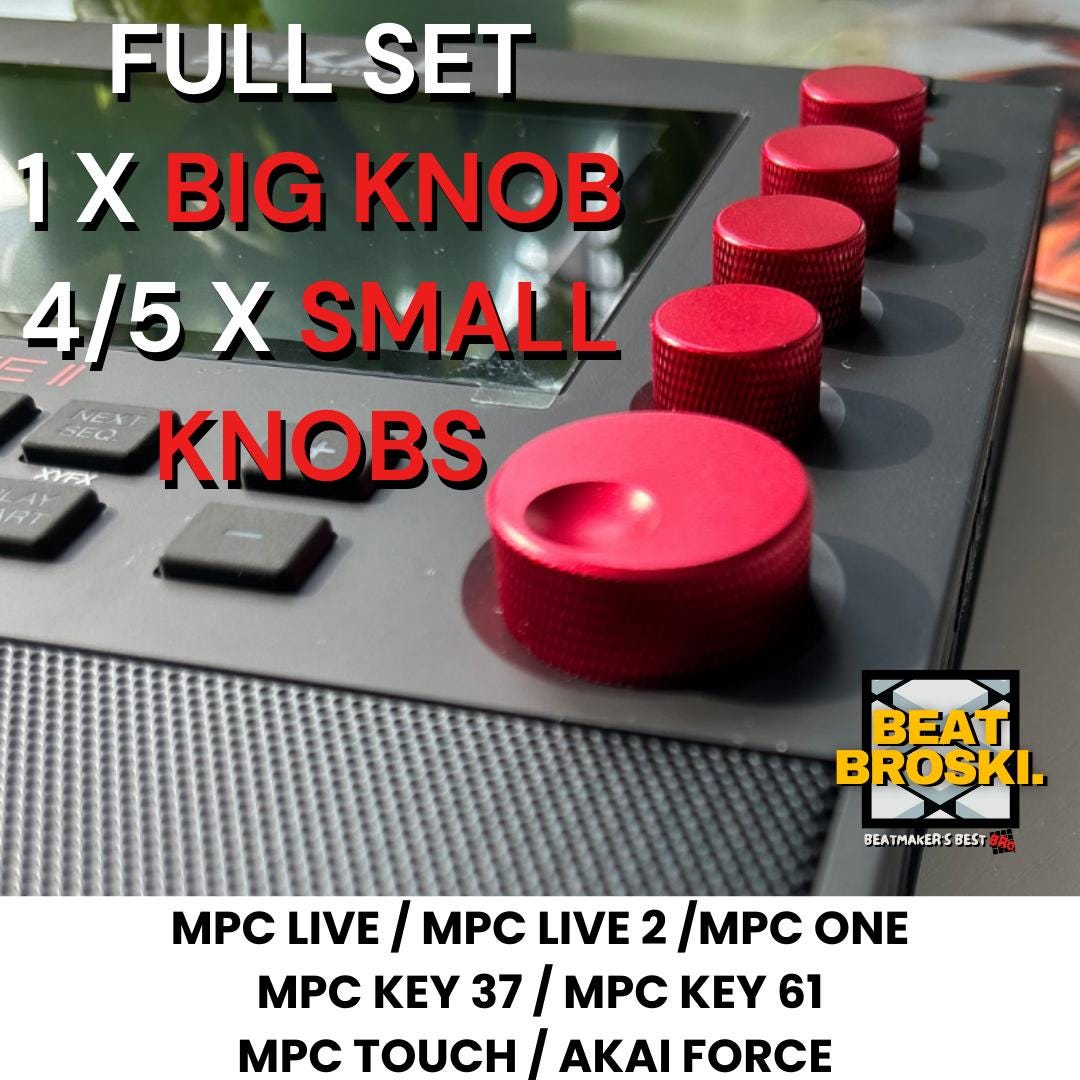 Full Set of Knobs for MPC Knob MPC LIVE 1 / 2 / One / Force / Key 37 ...