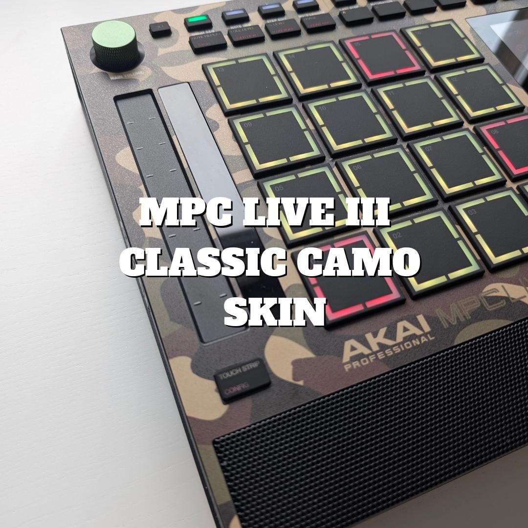 Akai MPC Liive 3 CLASSIC CAMO Skin, Durable High Quality Beautiful ...