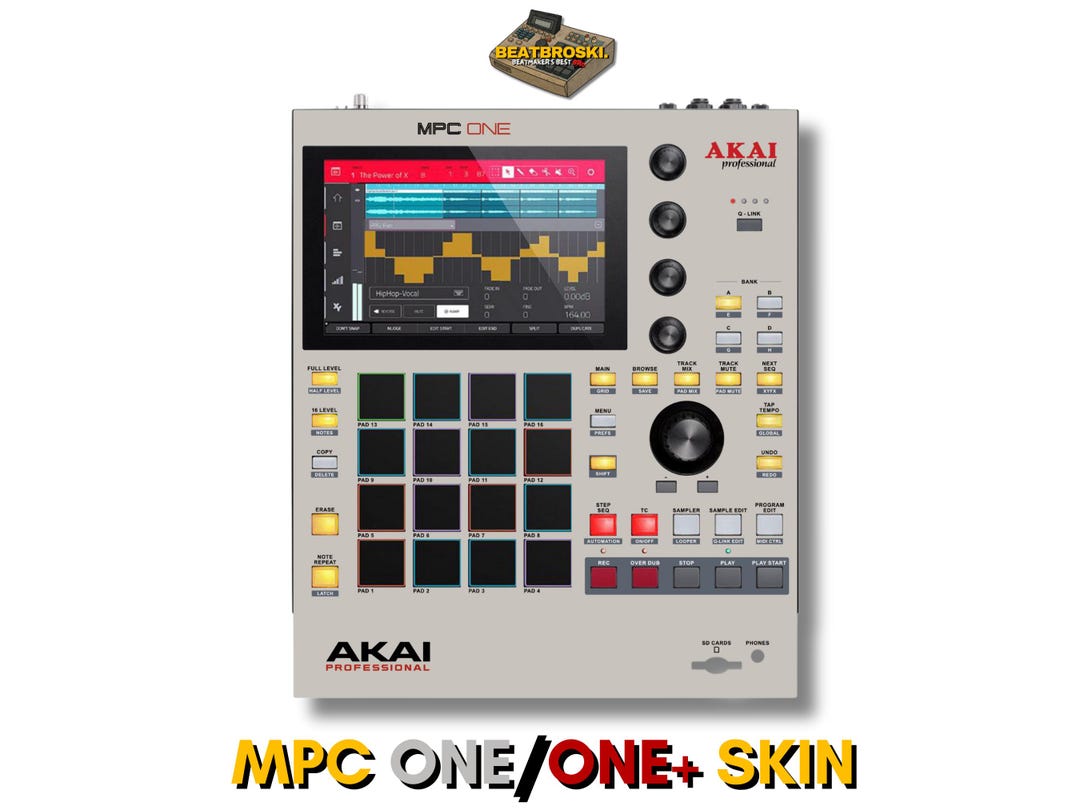 Akai MPC ONE / ONE+ Retro 2000 Xl Skin Customize Your Mpc Faceplate Uv ...