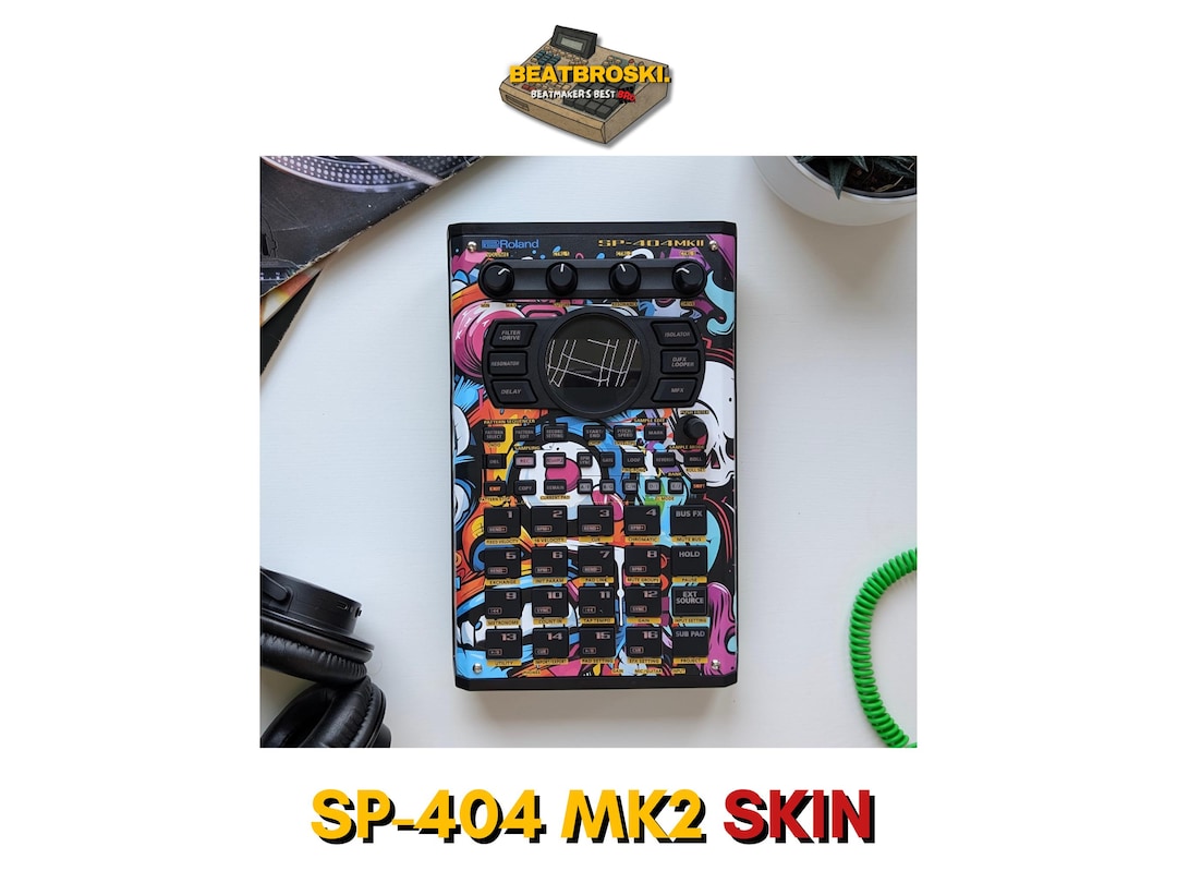 Roland Sp-404 MK2 SKIN MATT FINISH Pre Cut High Quality Beautiful Matt ...