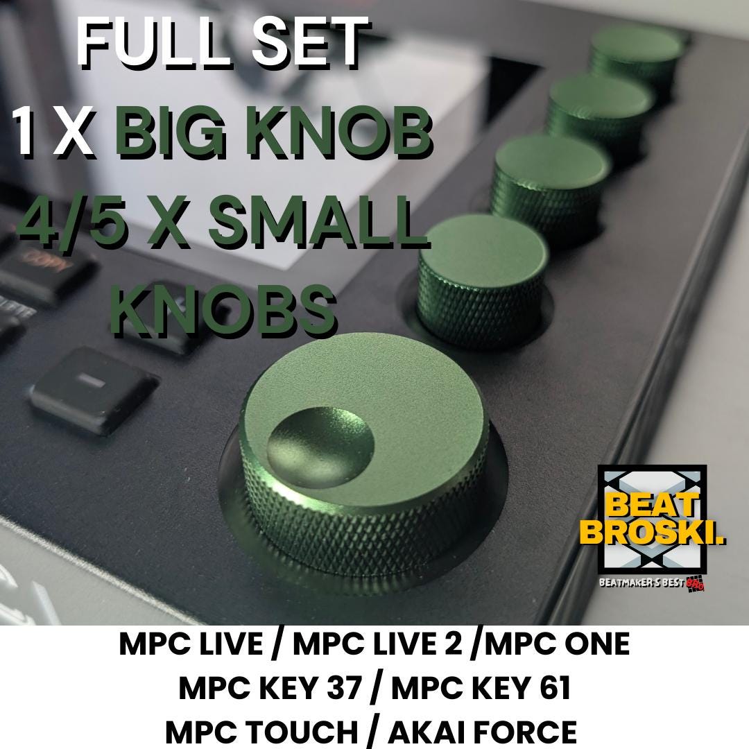 Pełny Zestaw Gałek Do MPC Knob MPC LIVE 1 / 2 / 3 / One / Force / Key ...