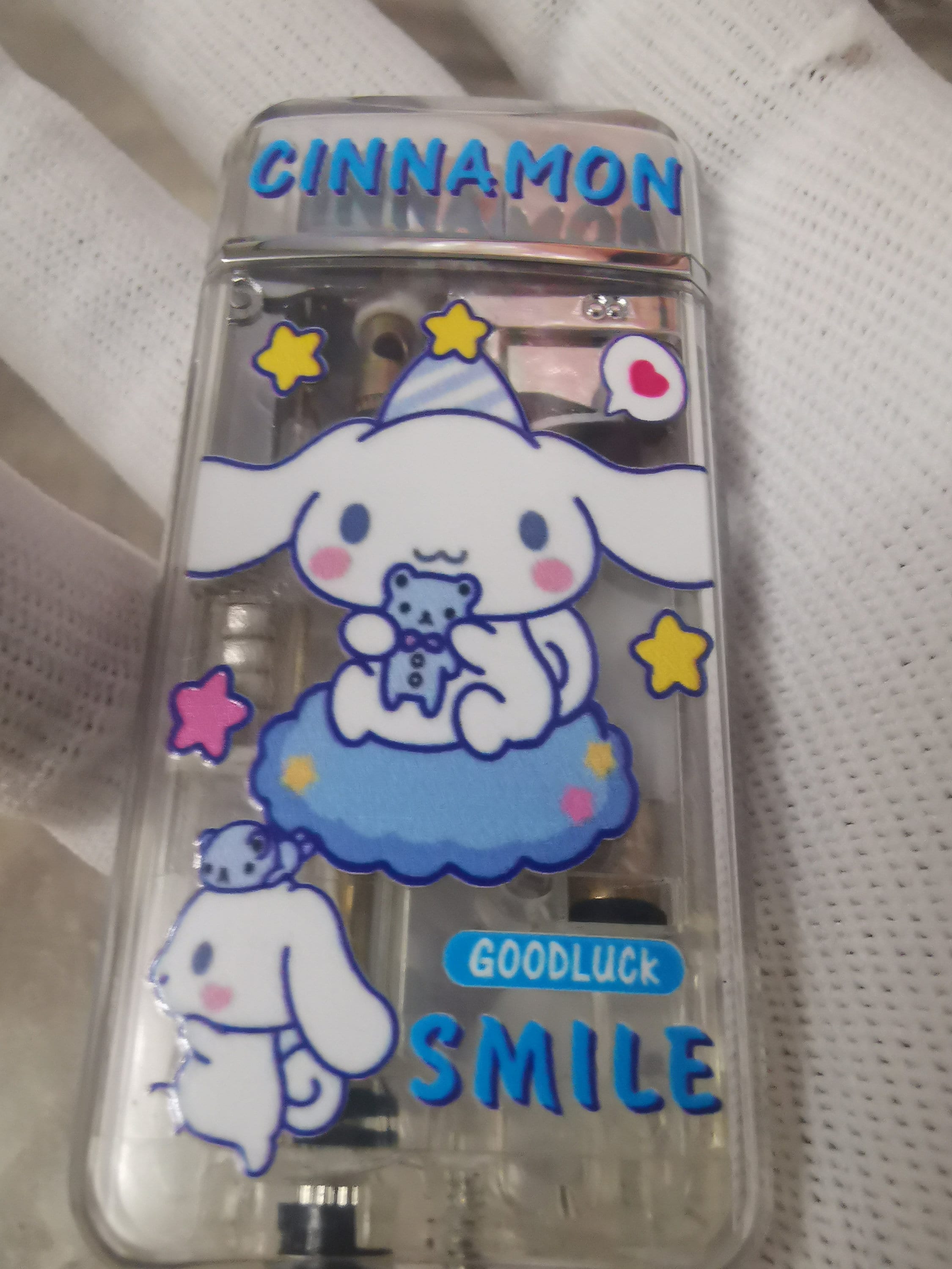 Good Luck Smile Cinnamon Led Flashing Refillable and Reusable Gas ...