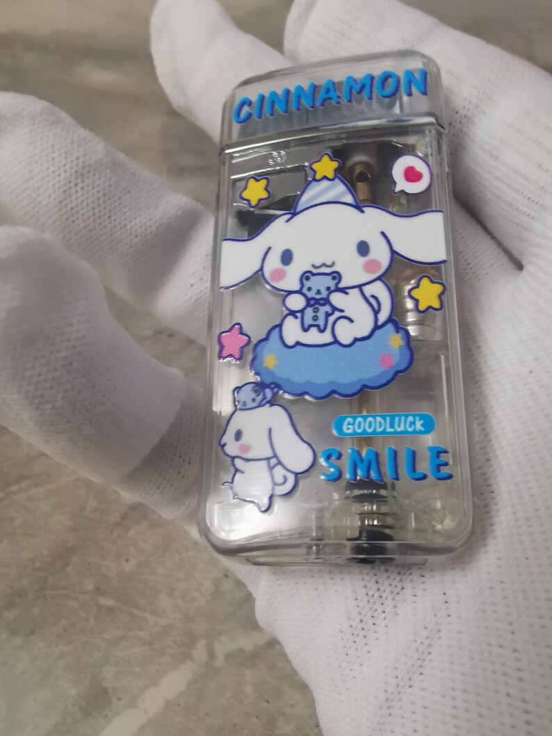 Good Luck Smile Cinnamon Led Flashing Refillable and Reusable Gas ...