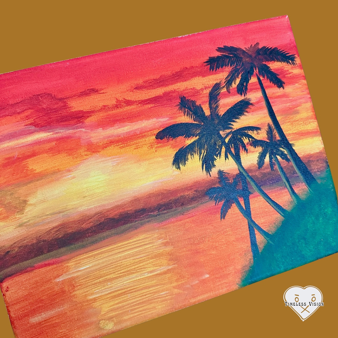 Beach Painting for Beach House Wall Art Decor for Living Room Decor ...