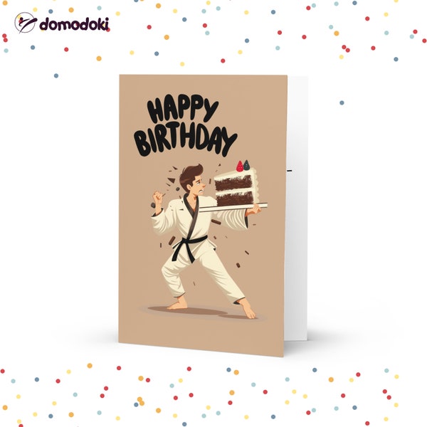 Jiu Jitsu Birthday Card - Etsy