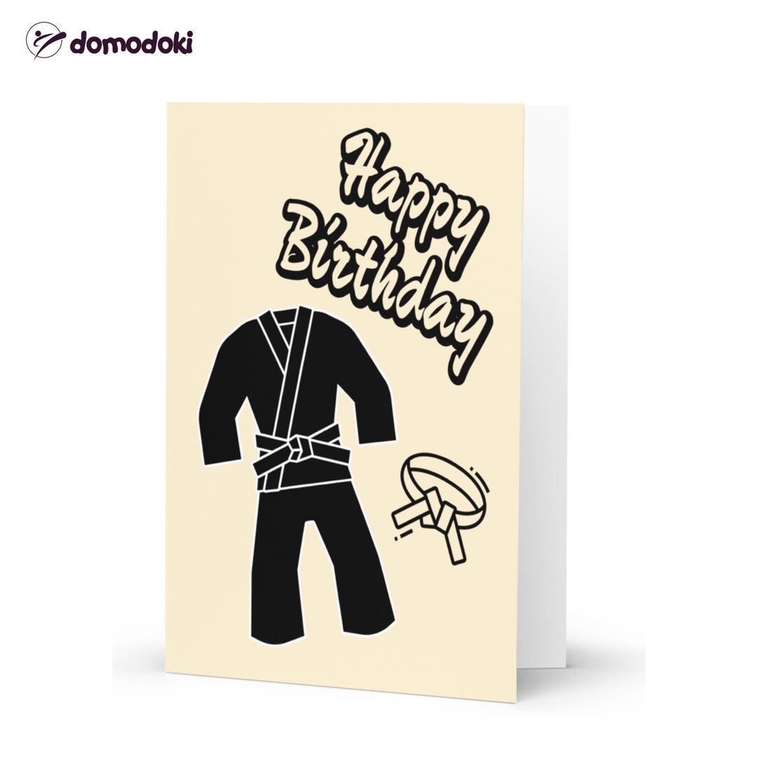 Funny Birthday Card - Jiu Jitsu BJJ MMA Greeting Card - Perfect Gift ...