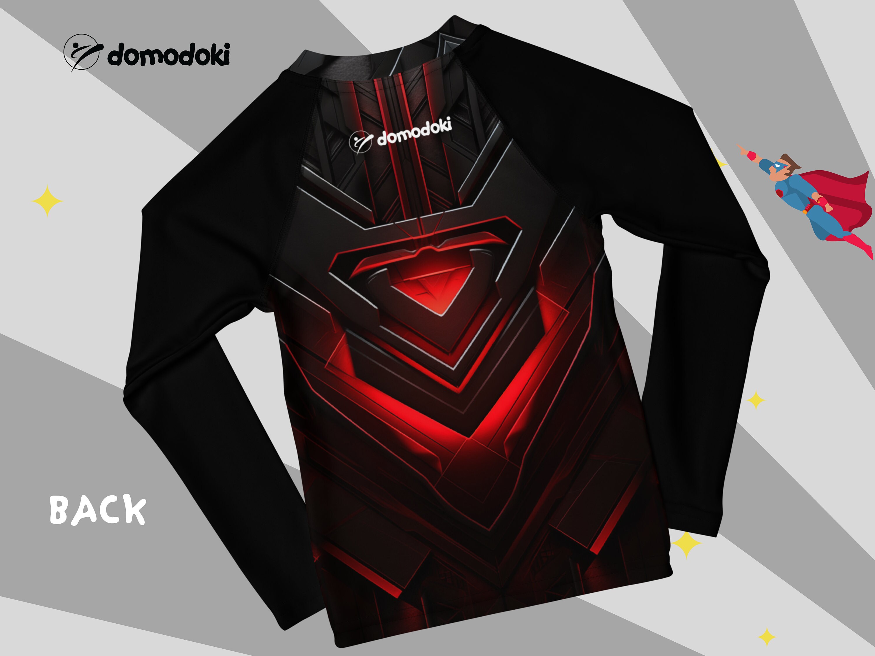 Superhero Inspired Kid BJJ Rash Guard Jiu-jitsu MMA Top, No Gi ...