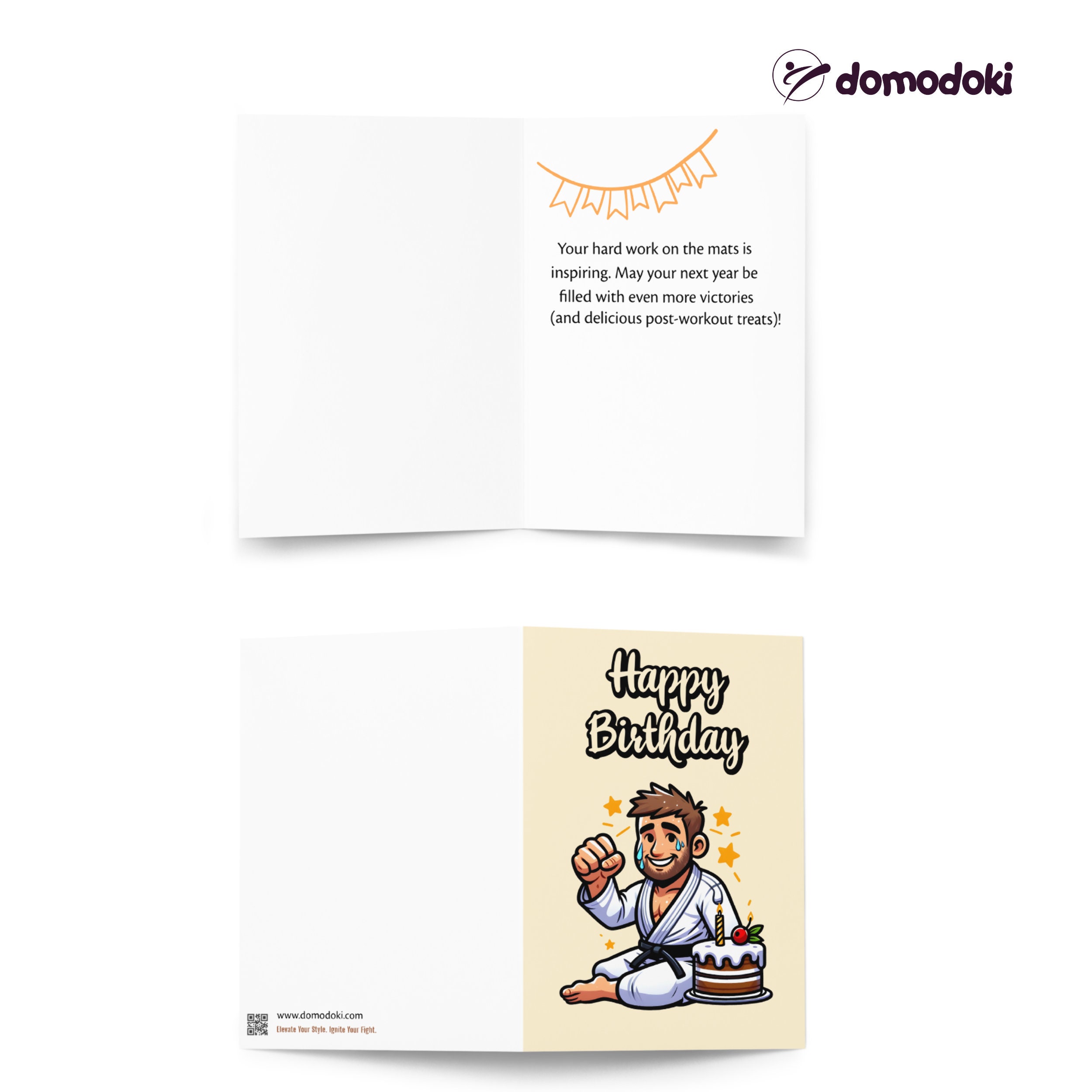 Funny Birthday Card, Jiu Jitsu Greeting, MMA Card, Gift for Him, BJJ ...