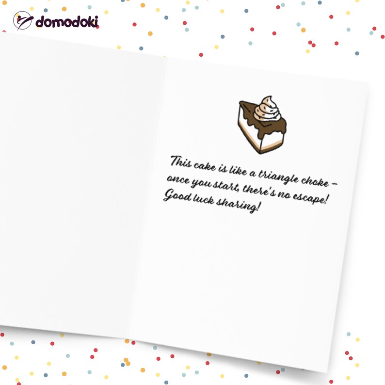Funny Jiu Jitsu Birthday Card - Perfect for BJJ Enthusiasts - BJJ Black ...
