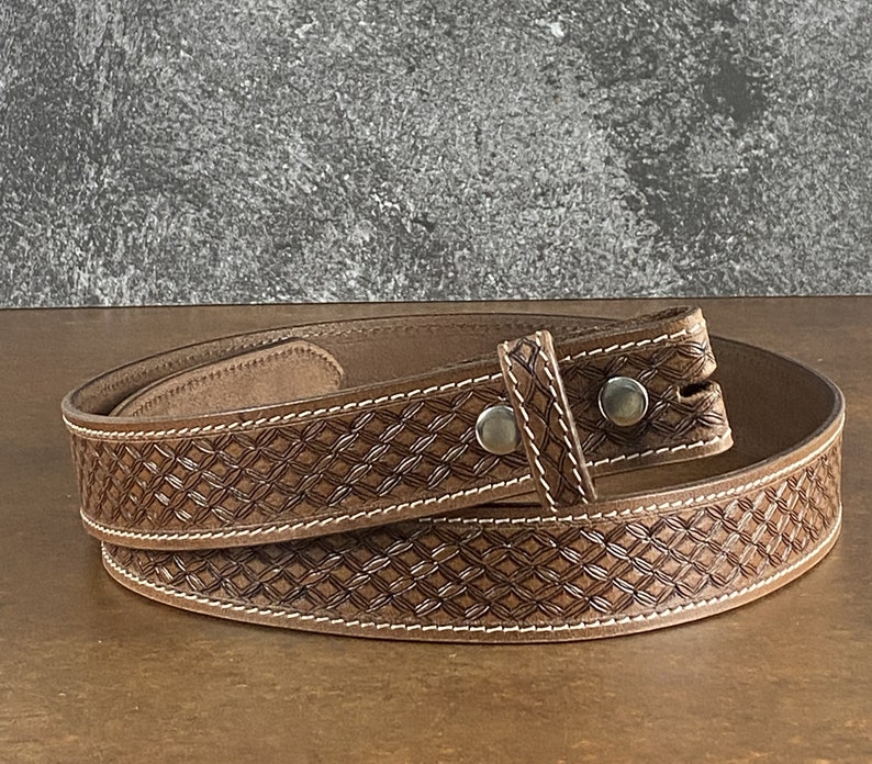 Tooled Western Floral Engraved Leather Belt 100% Genuine Full Grain ...