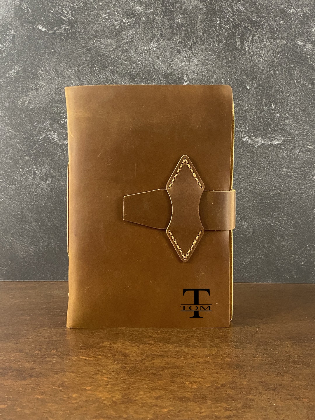 Personalized Leather Journal, Custom Journal With Initials, Handmade ...