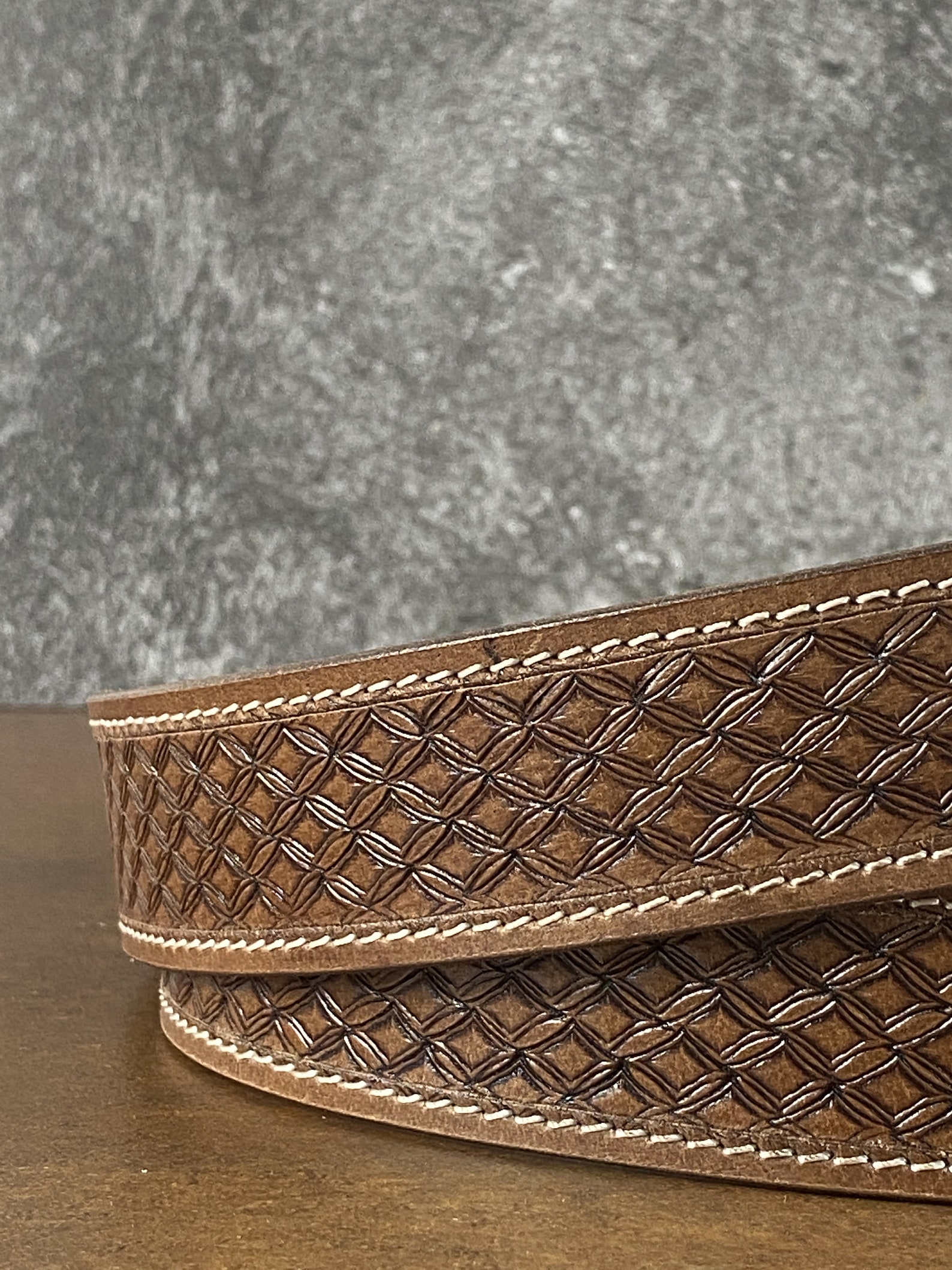 Tooled Western Floral Engraved Leather Belt 100% Genuine Full Grain ...