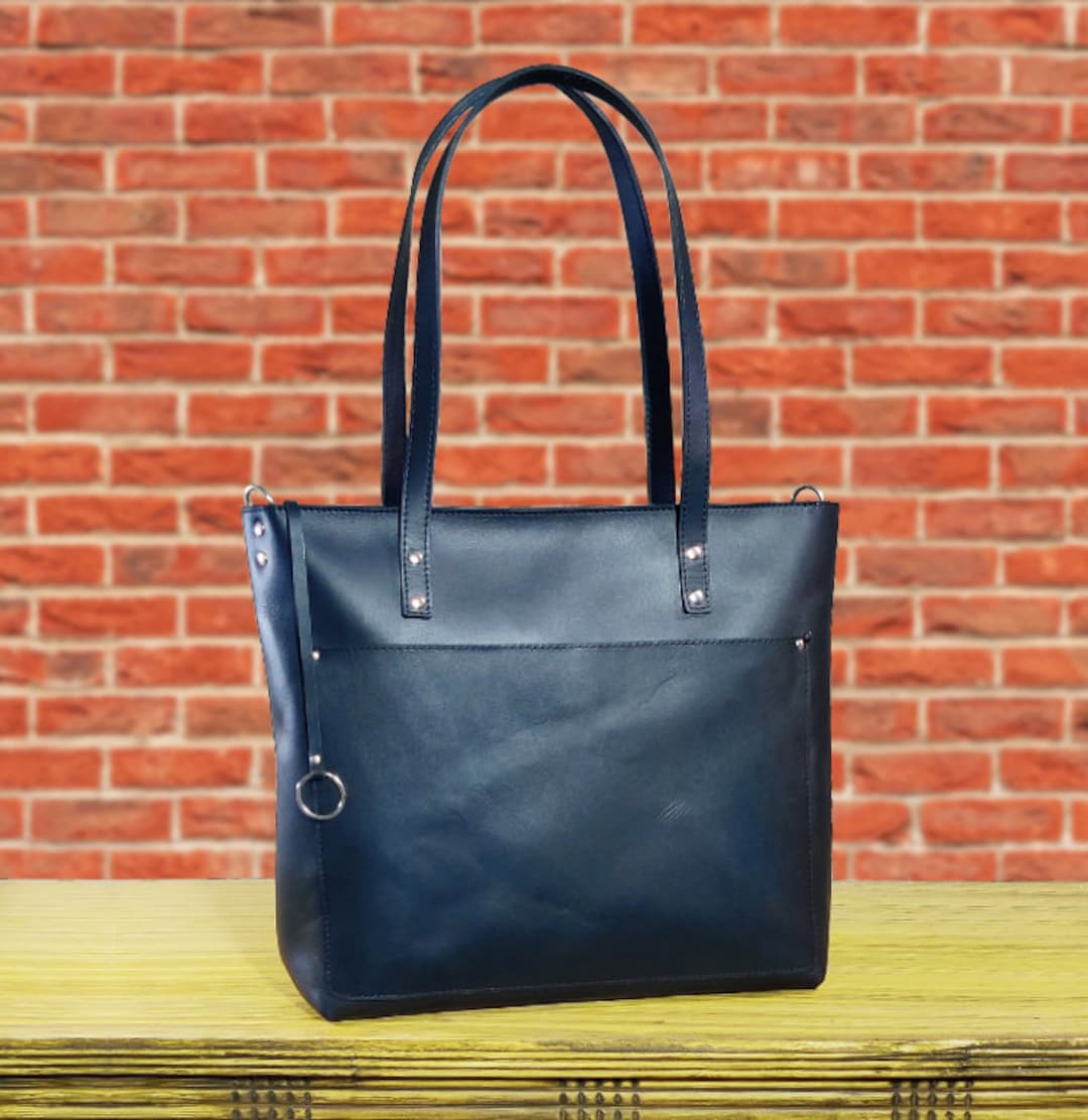 Leather Tote Bag Handmade Leather Purse Large Leather Handbag Leather ...