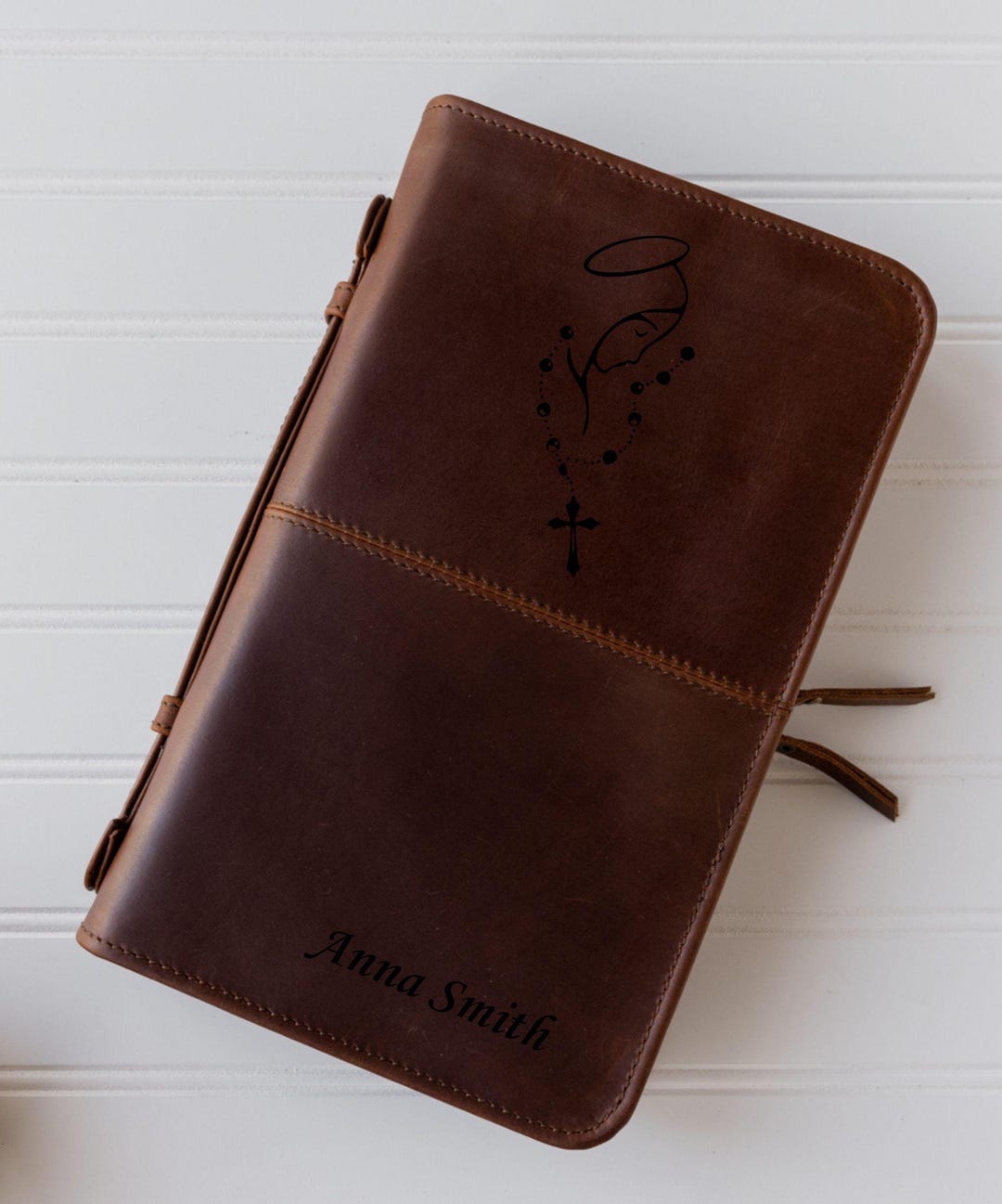 Leather Bible Cover, Engraved Bible Cover, Customized Book Cover ...