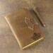 Personalized Leather Journal, Custom Journal With Initials, Handmade ...