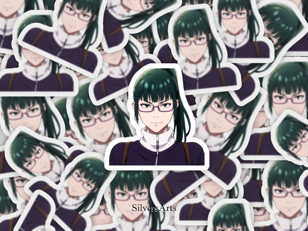 Jujutsu Kaisen Maki Zenin Anime Sticker Waifu Sticker Anime Car Decals ...