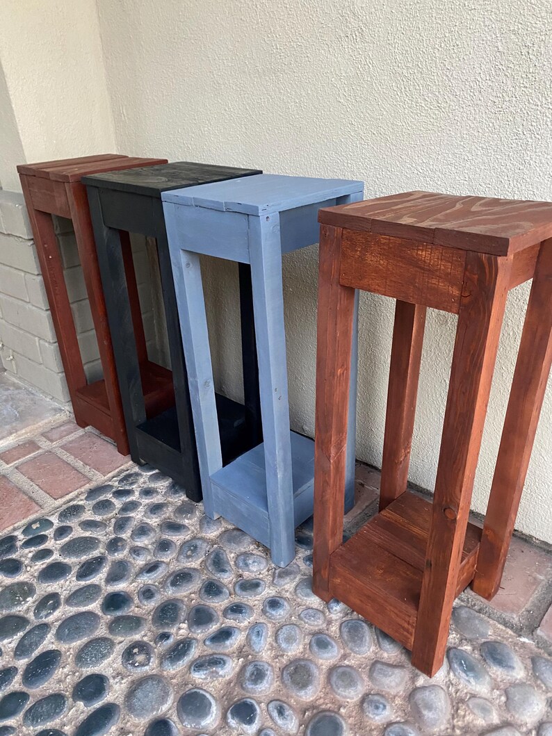 Reclaimed Wood Rustic End Table Entry Table Side Table - Etsy