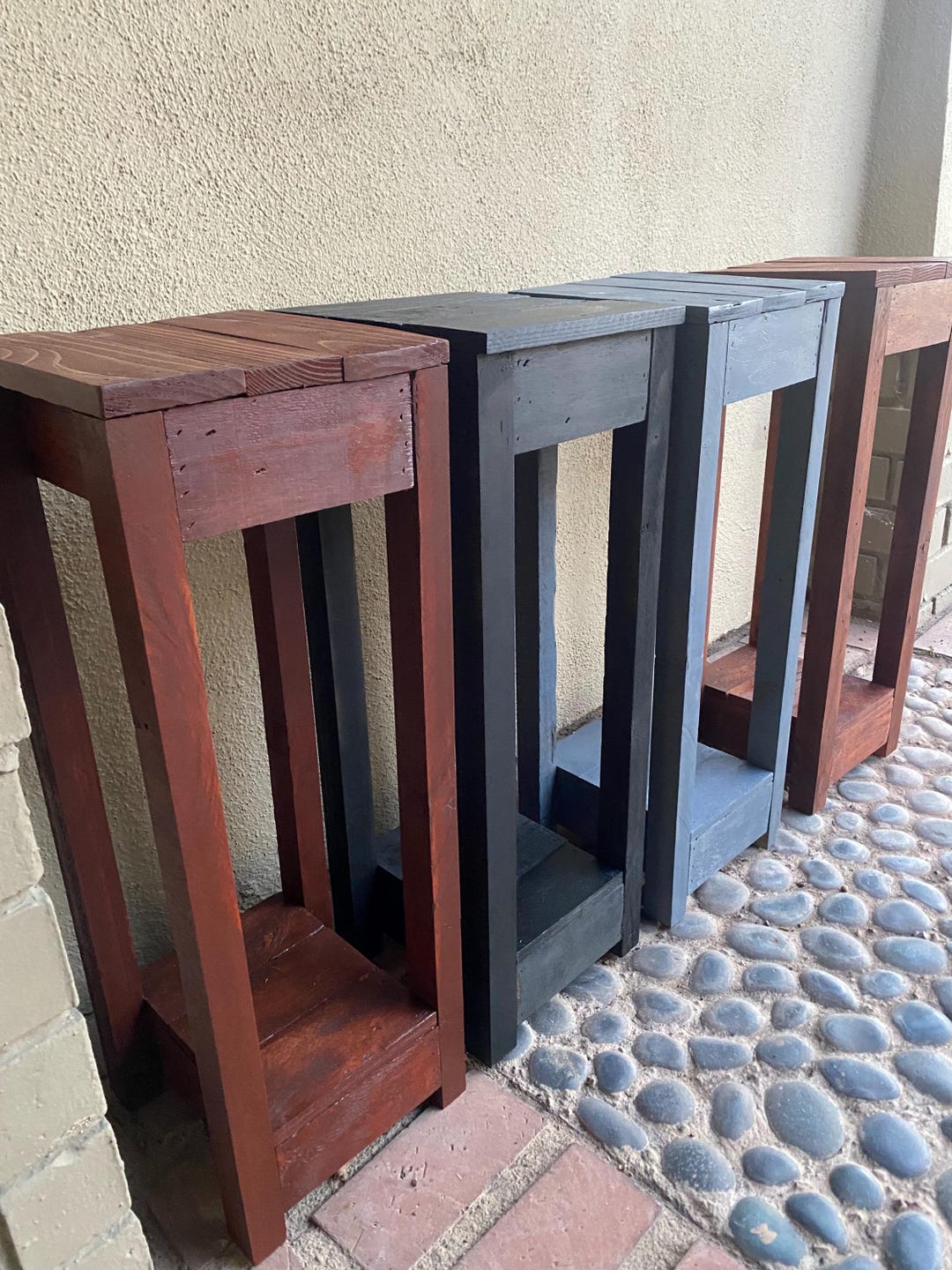 Reclaimed Wood Rustic End Table Entry Table Side Table - Etsy