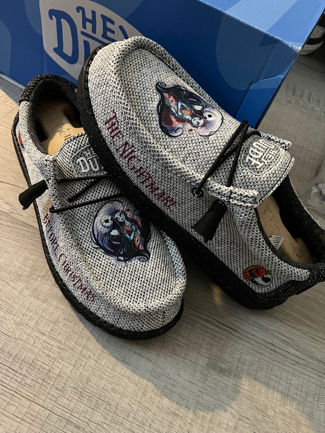 Custom Nightmare Before Christmas Heydudes - Etsy