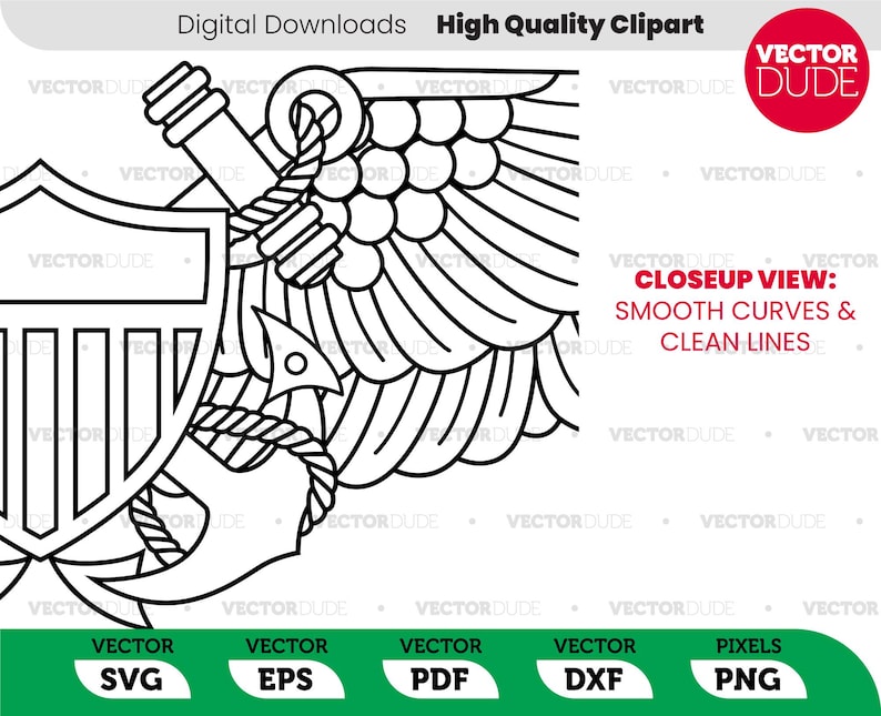 Naval Flight Officer NFO Wings Insignia, High Quality, Cricut Cut ...