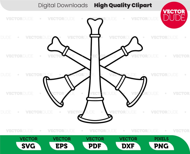 3 Crossed Bugles for Fire Department Service Ranking (assistant Chief ...