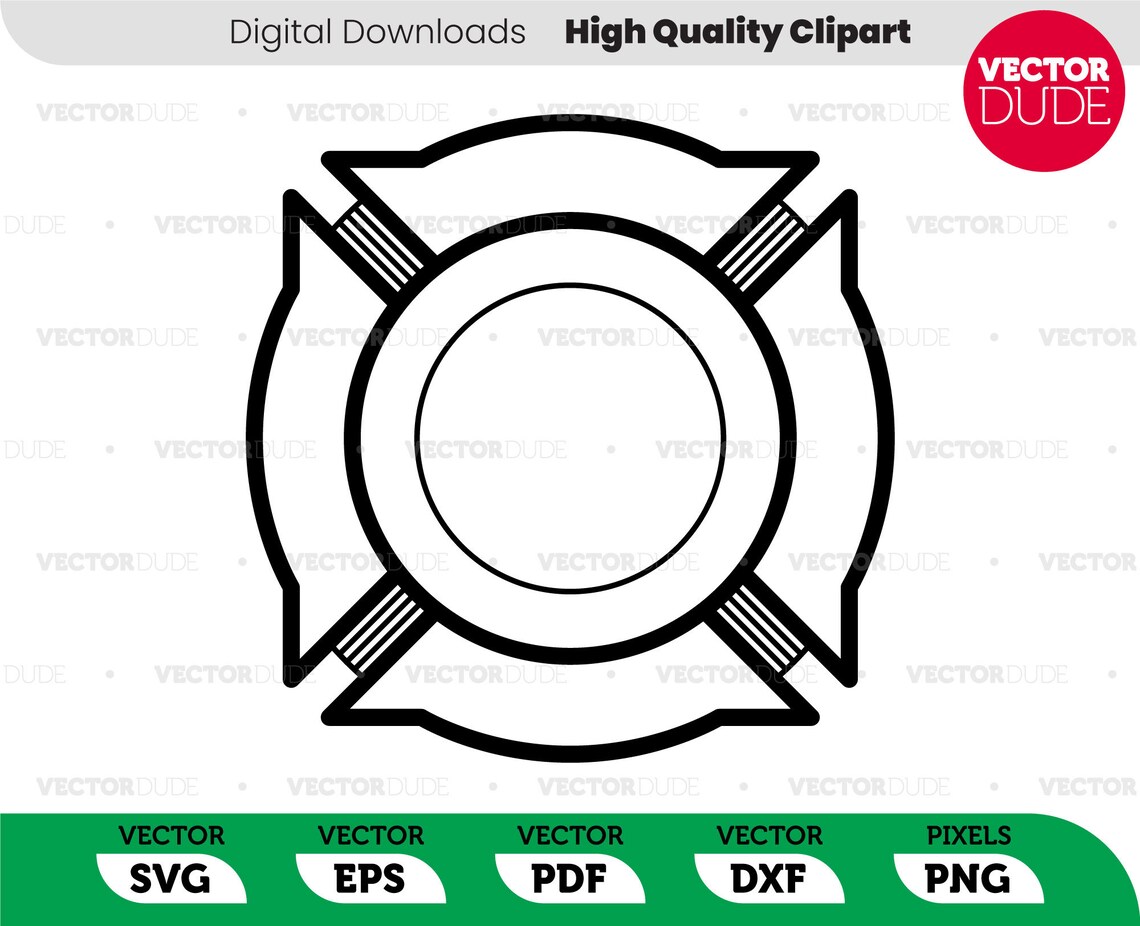Maltese Cross for Fire Department Logos Blank Template High Quality ...
