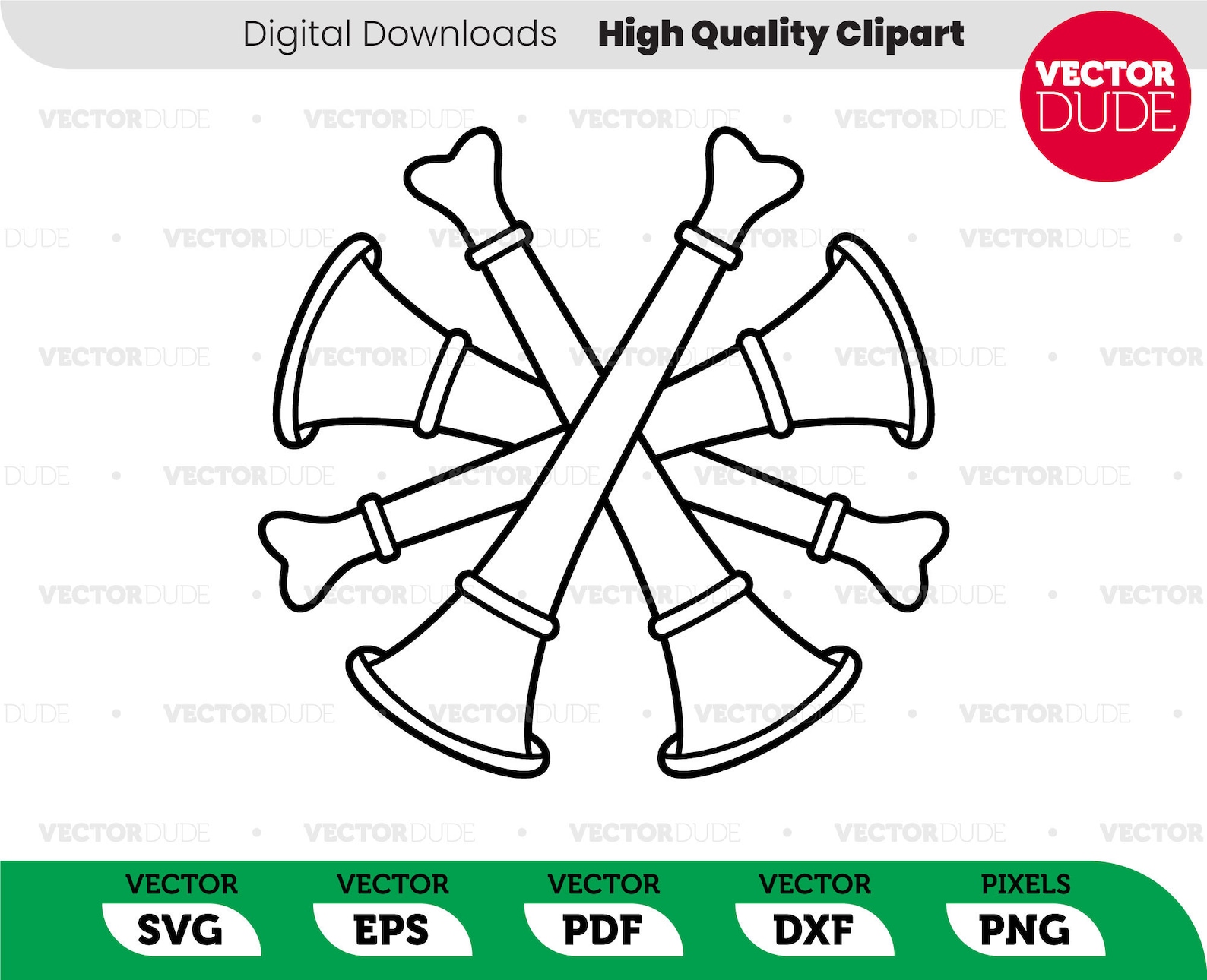 4 Crossed Bugles for Fire Department Service Ranking (deputy Chief ...