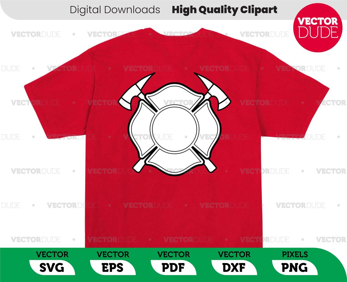 Maltese Cross Template for Fire Department Logos - High Quality, Cricut ...