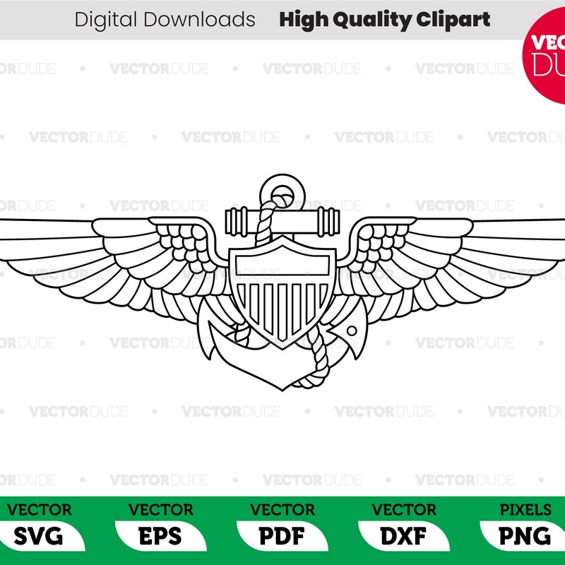 Military Aviator Card - Etsy