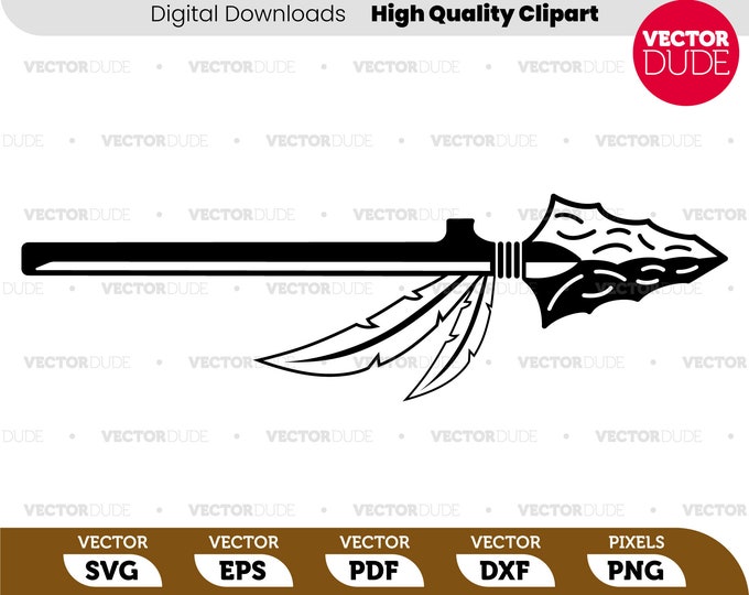 Native American Spear, Native American Wall Art, Indian Spear - Etsy