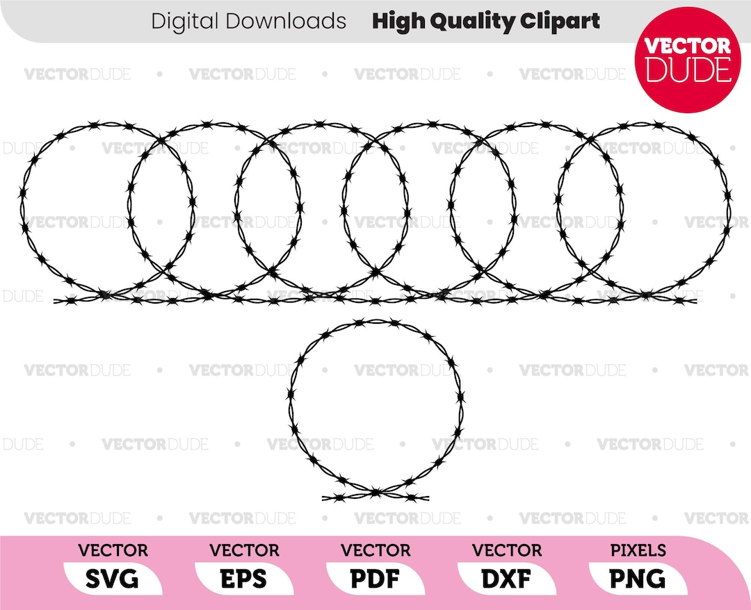 Looped Barb Razor Wire Barbed Wire Border and Single Section for ...