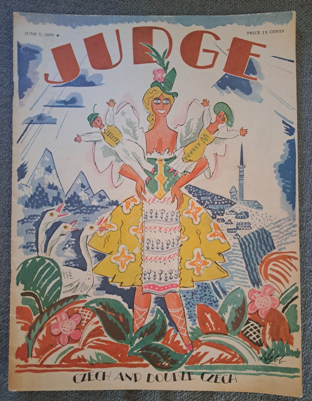 Vintage Judge Magazine 1930 - Etsy