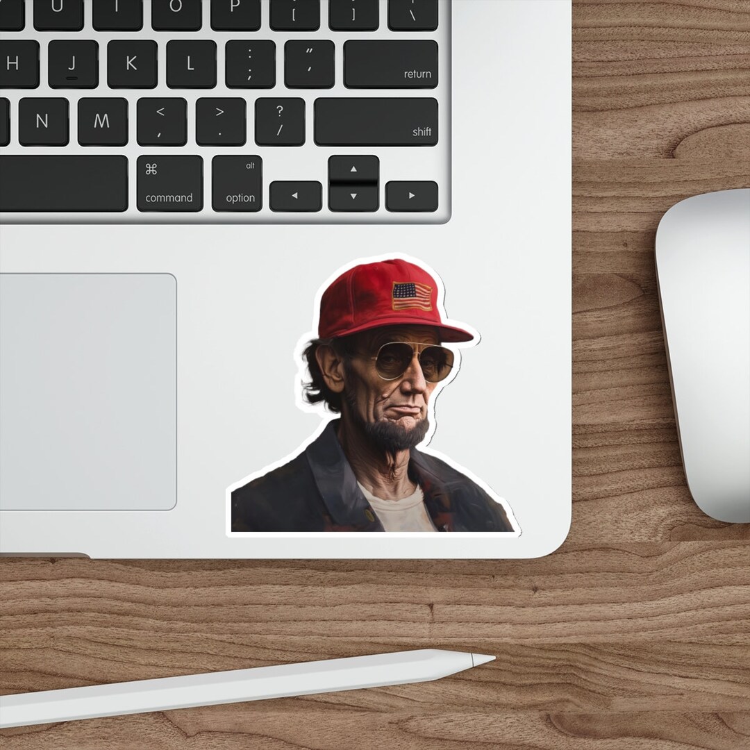 Cool Abraham Lincoln Abe Die-cut Stickers - Etsy