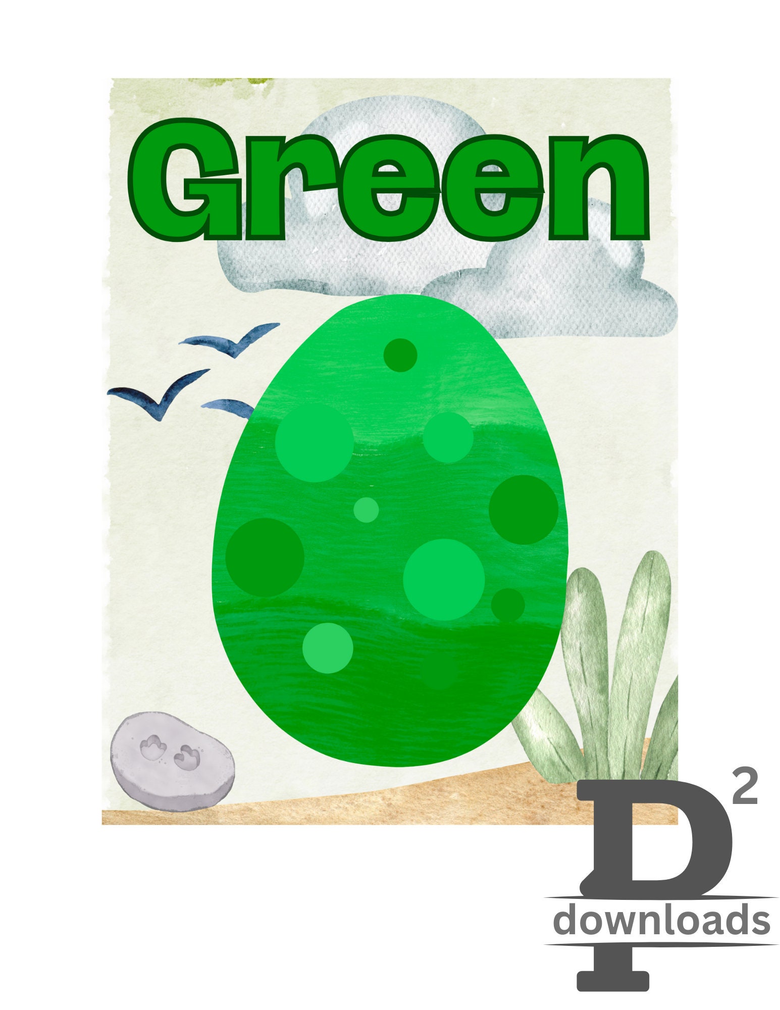 Dinosaur Classroom Theme Color Posters Chart - Etsy