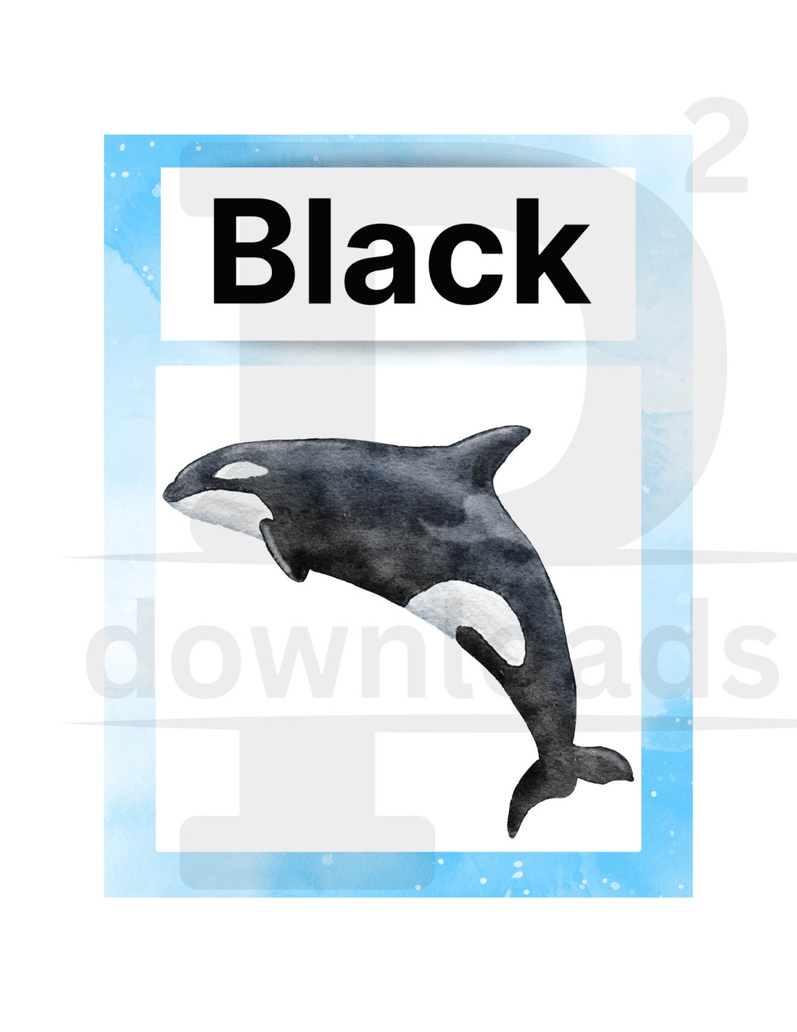 Ocean Theme Classroom Color Wall Chart, Sea Classroom Theme Color Chart ...