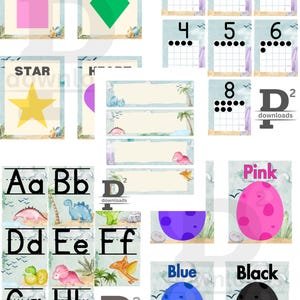 Dino Classroom Bundle, Dinosaur Classroom Theme, Dino Class Download ...