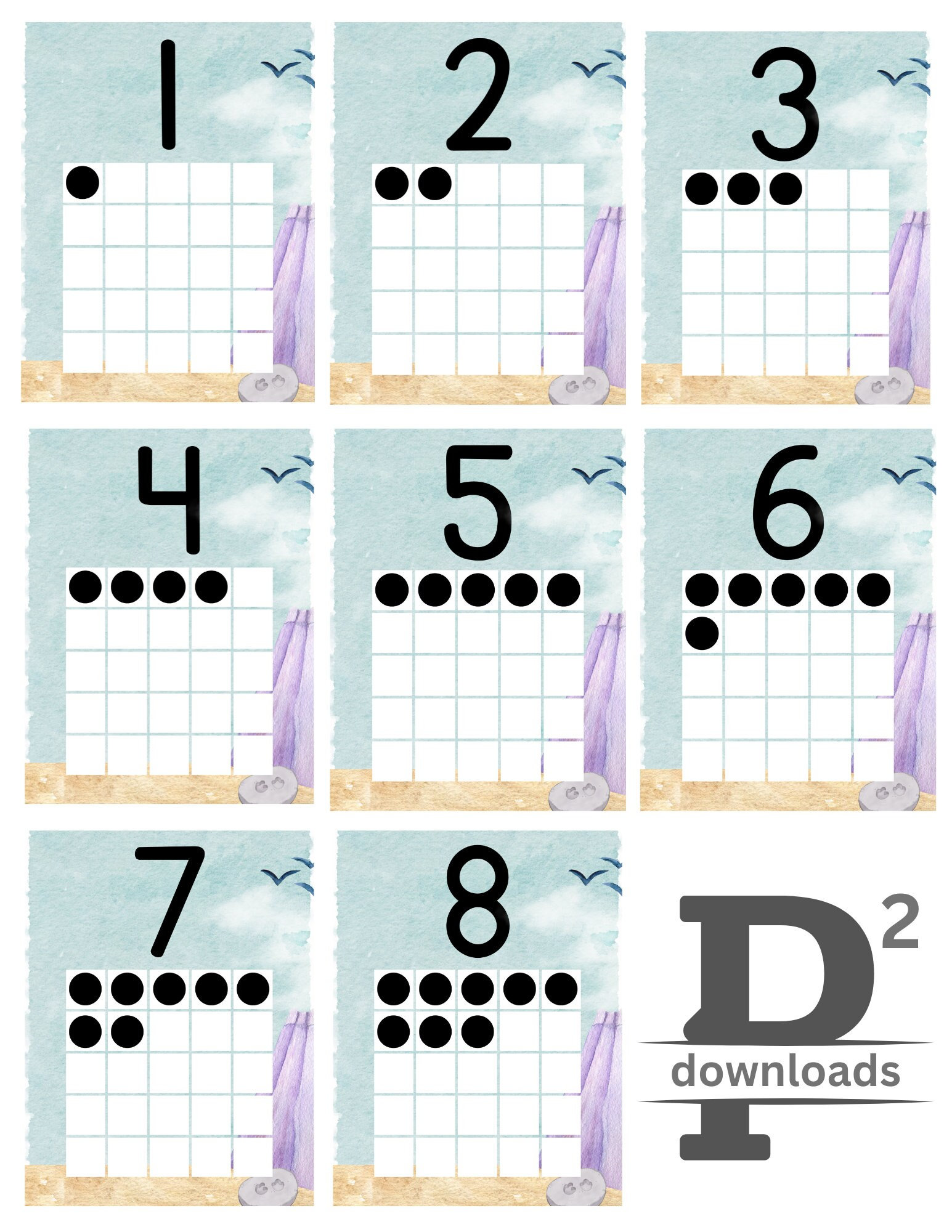 Dinosaur Number Posters 1-20 - Etsy