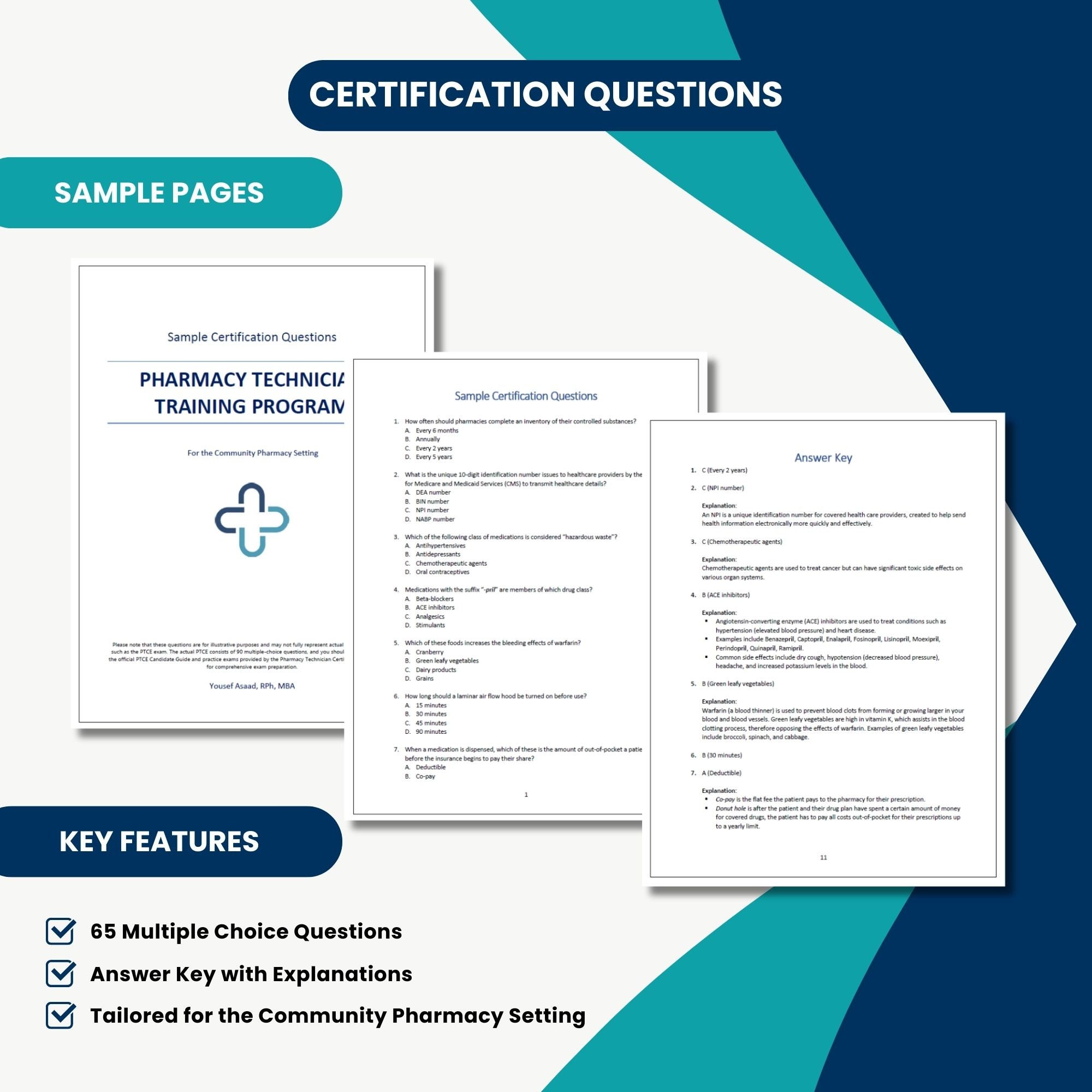 Community Pharmacy Technician Course - PDF Study Guides & Sample ...