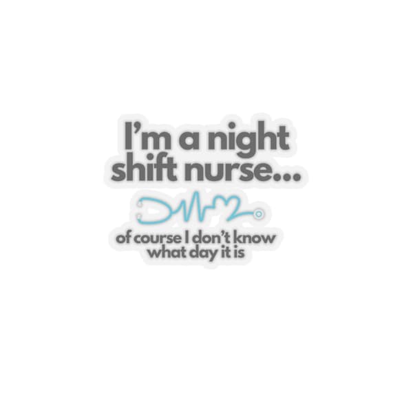 Funny Night Shift Stickers - Etsy