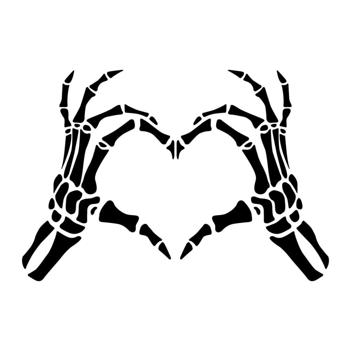 Skeleton Heart Hands, Instant Digital Download, Svg, Eps, Jpg, Dxf, Png ...