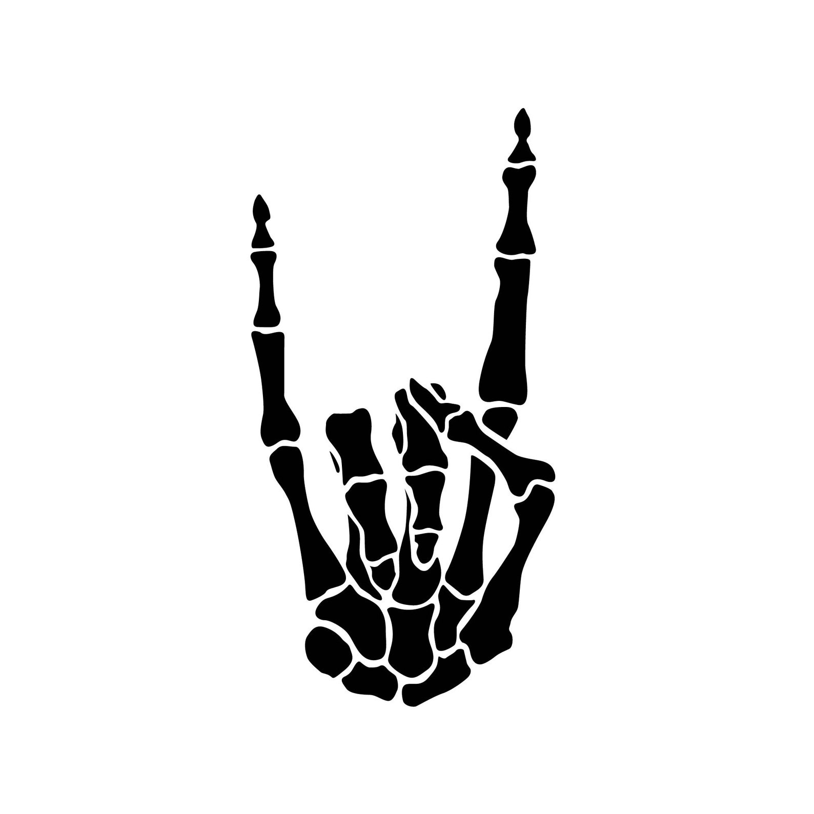 SKELETON ROCK SIGN - Etsy