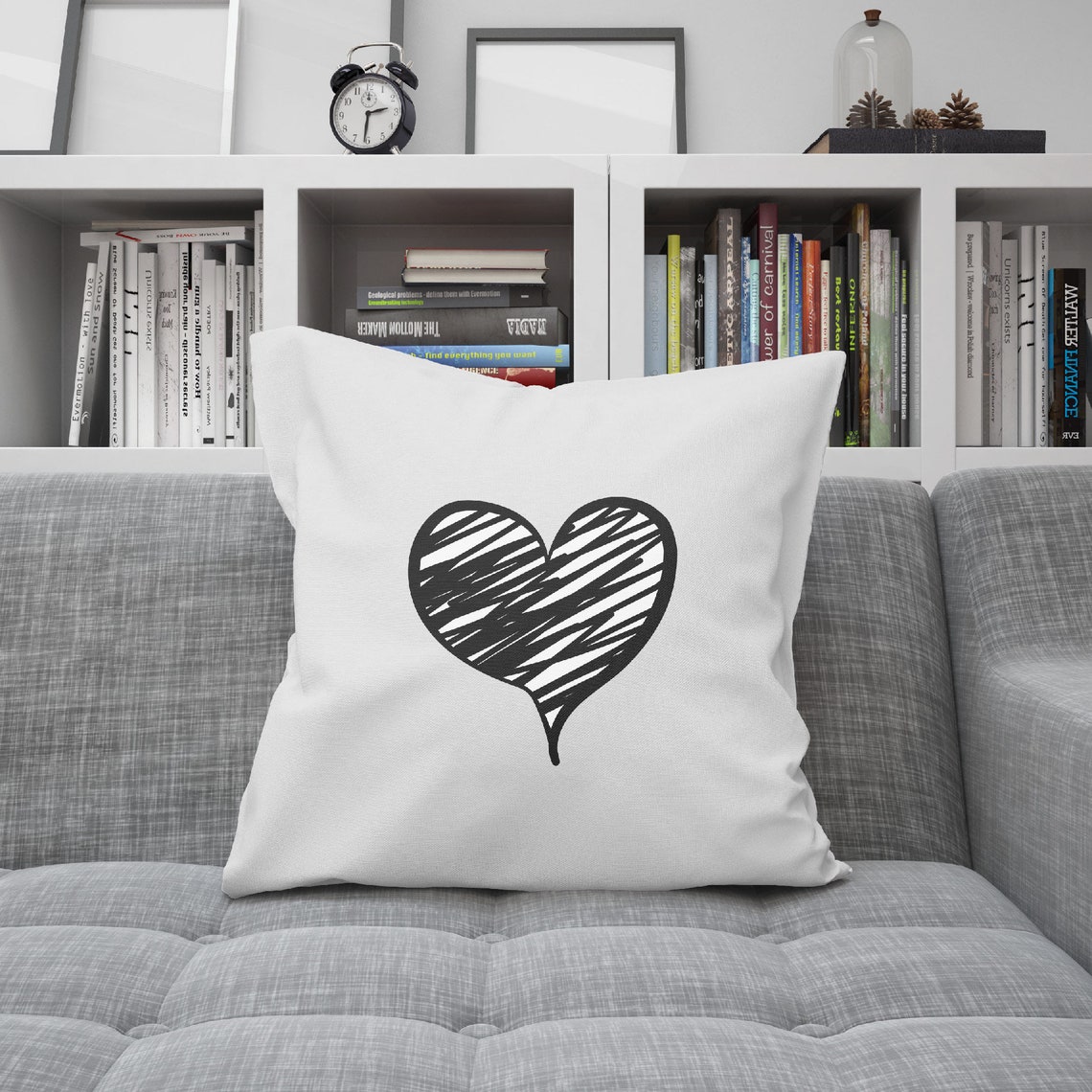 Scratched Hand Drawn Heart, Svg, Eps, Dxf, Png, Jpg - Etsy