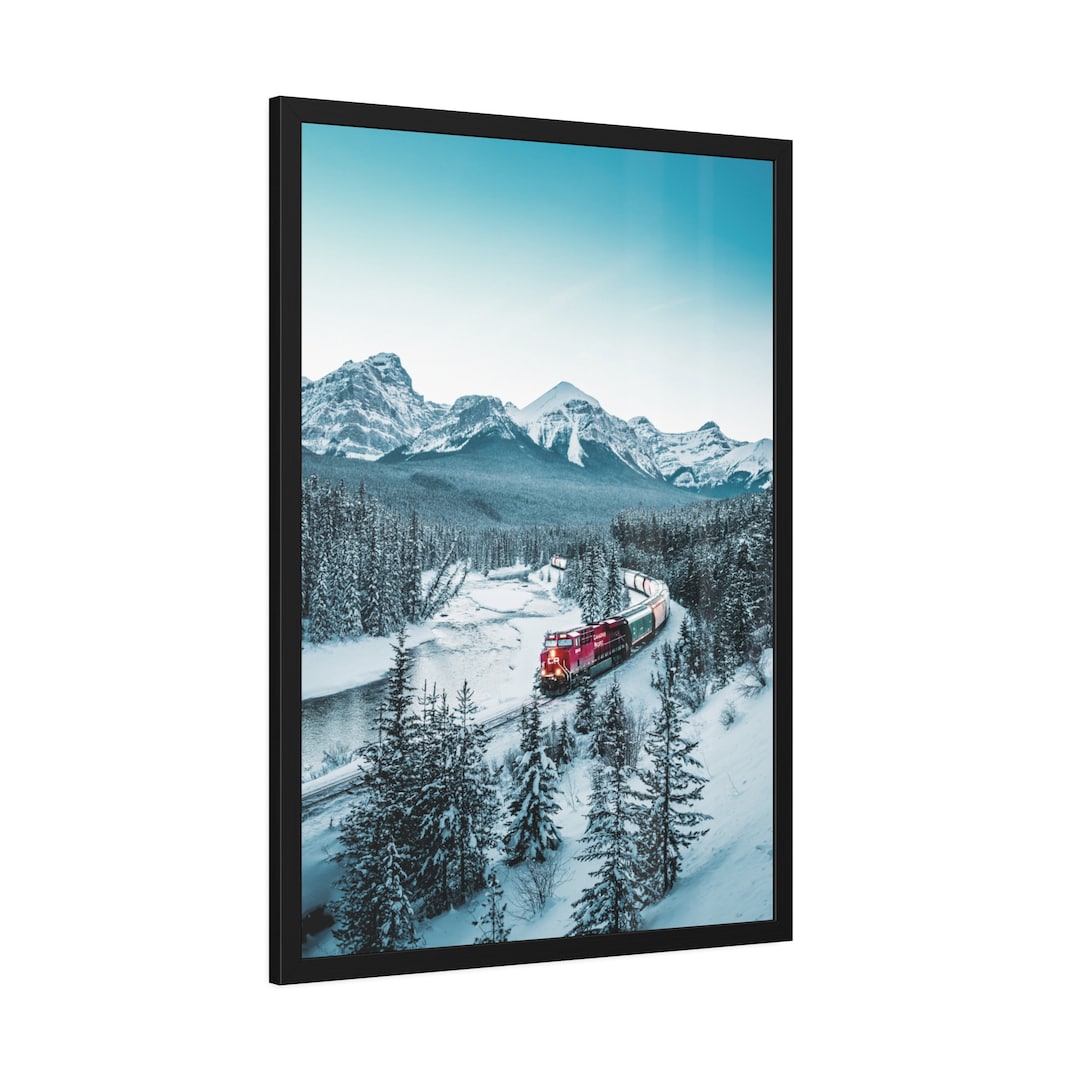 Banff National Park Poster, Canadian Pacific Railway Wall Art, Alberta ...